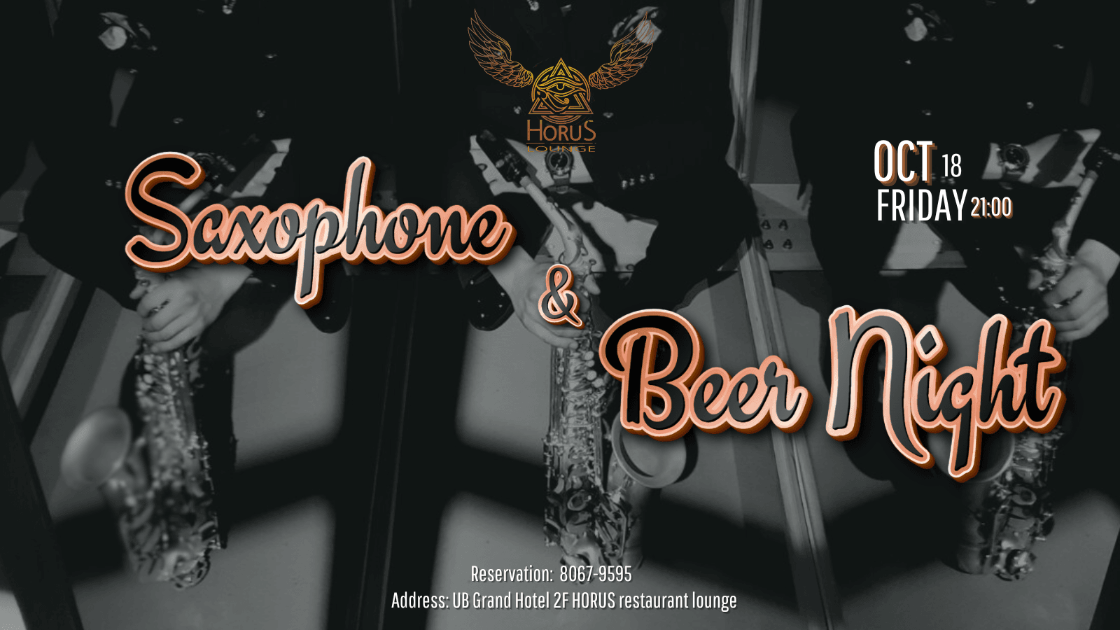 Saxophone & Beer night